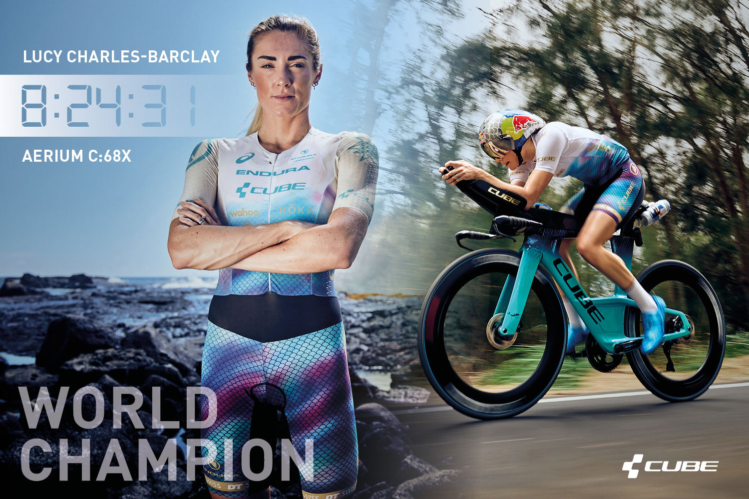 Lucy Charles-Barclay est Championne du Monde Ironman